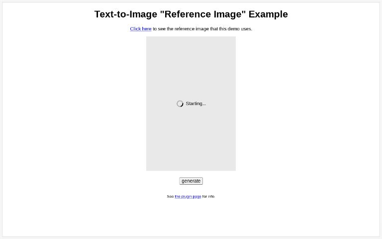 Text-to-Image "Reference Image" Example ― Perchance Generator