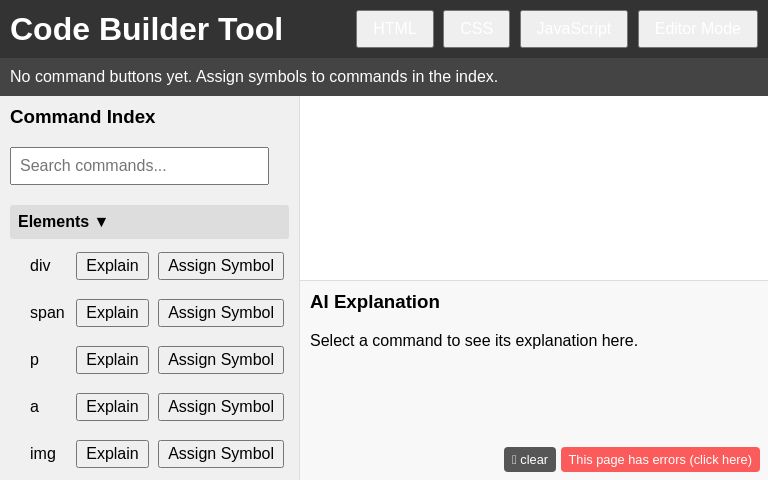 Code Builder Tool ― Perchance Generator