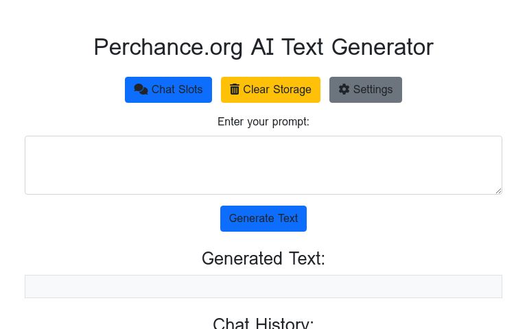 textgenworks ― Perchance Generator