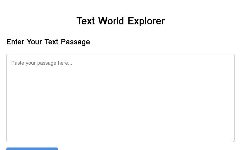 Text World Explorer ― Perchance Generator