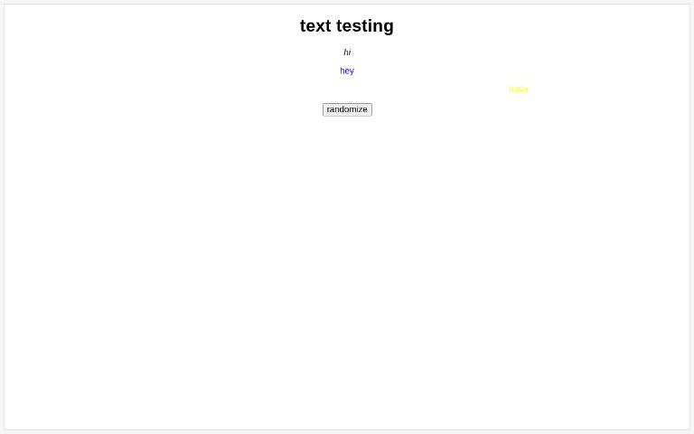 text testing ― Perchance Generator