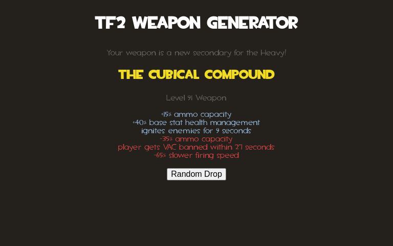 TF2 Weapon Generator