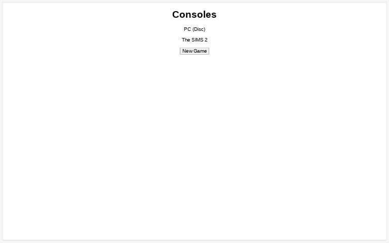 Consoles ― Perchance Generator
