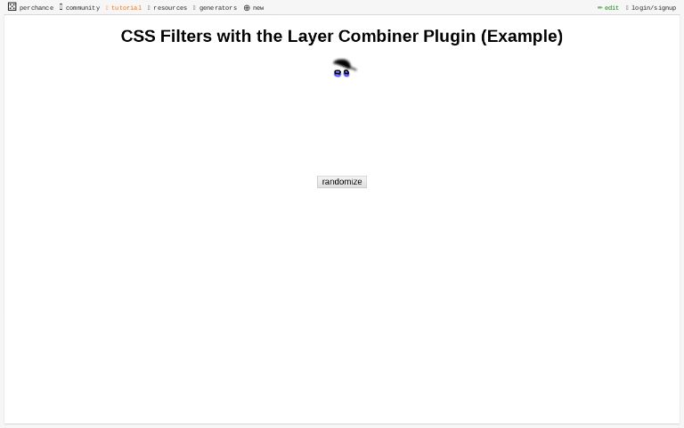 CSS Filters with the Layer Combiner Plugin (Example)