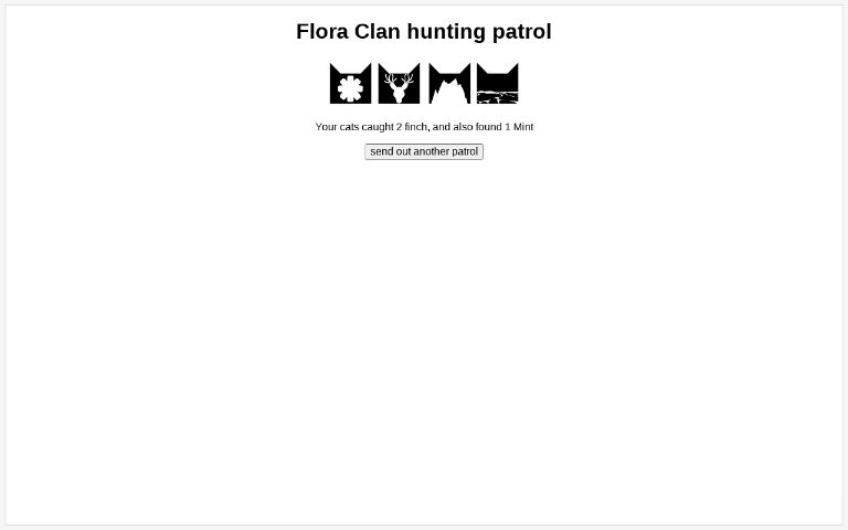 Flora Clan hunting patrol ― Perchance Generator