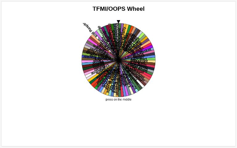TFMI/OOPS Wheel ― Perchance Generator