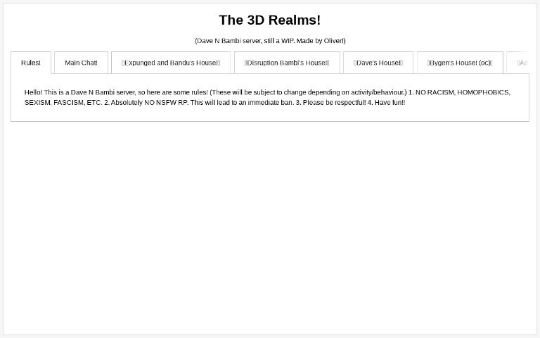The 3D Realms! ― Perchance Generator