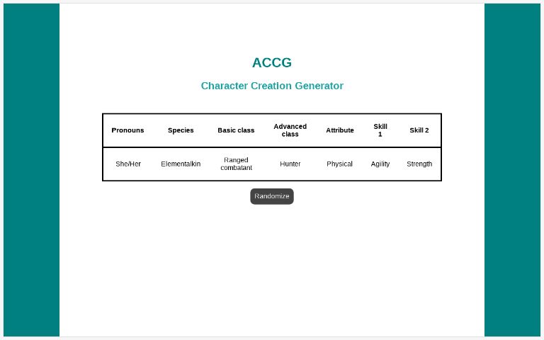 ACCG ― Perchance Generator