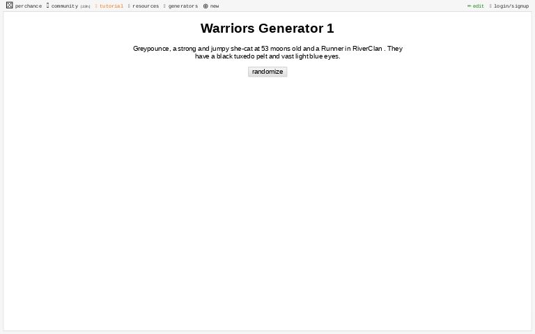 Warriors Generator 1