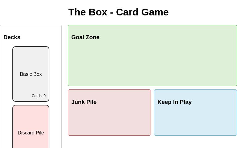 The Box - Card Game ― Perchance Generator