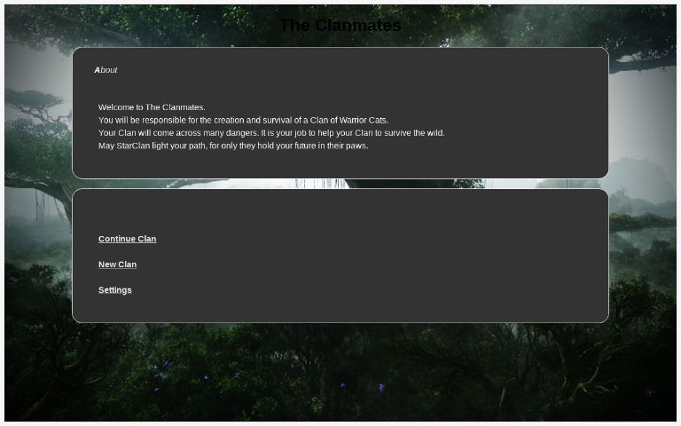 The Clanmates ― Perchance Generator