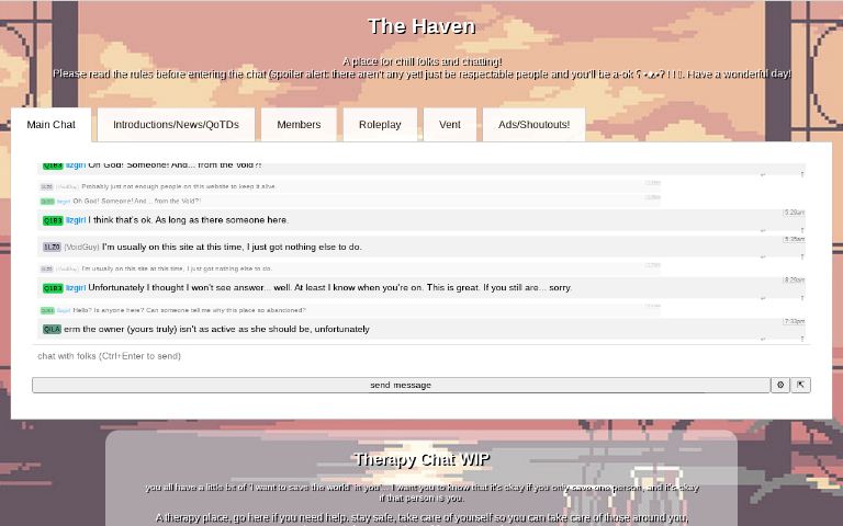 The Haven ― Perchance Generator