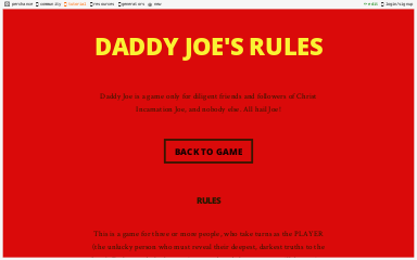 HUBCS Game Rules ― Perchance Generator