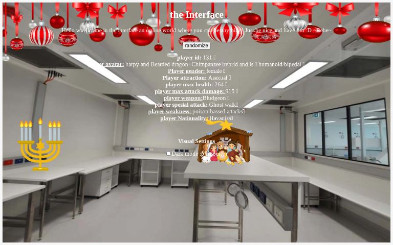 the Interface ― Perchance Generator