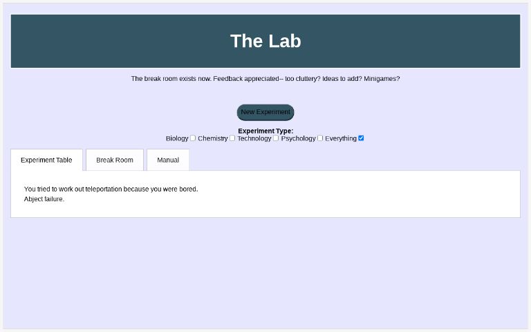The Lab ― Perchance Generator