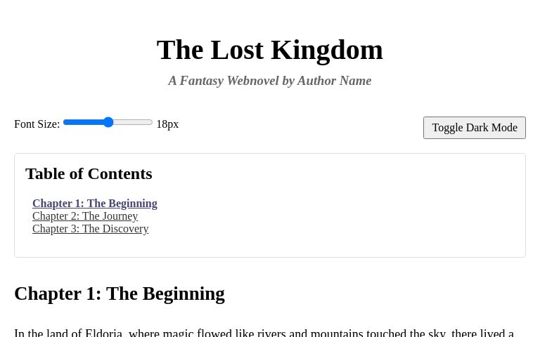 The Lost Kingdom ― Perchance Generator