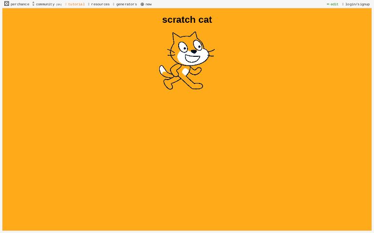 scratch cat ― Perchance Generator