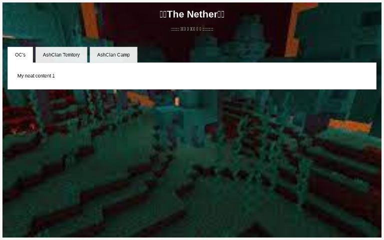 🌋。The Nether。🌋 ― Perchance Generator