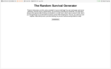 The Random Survival Generator