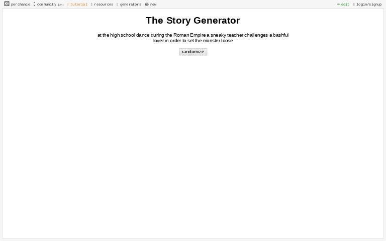 The Story Generator