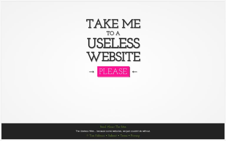 The Useless Web ― Perchance Generator