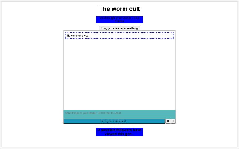 The Worm Cult ― Perchance Generator