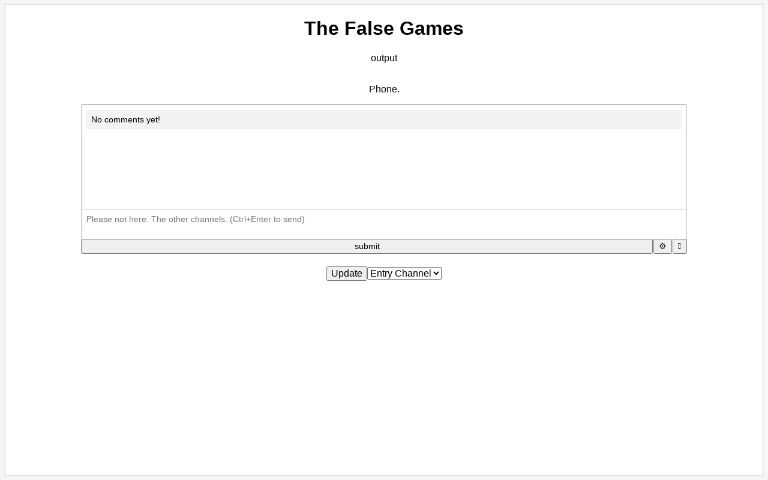 The False Games ― Perchance Generator