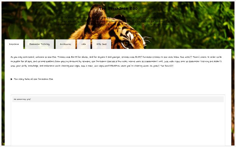 The Perchance Zoo ― Perchance Generator