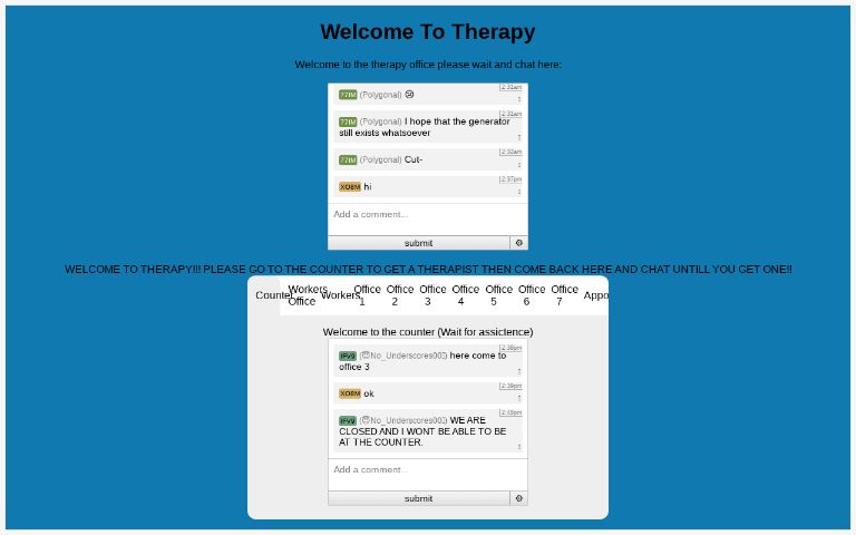 Therapist Office ― Perchance Generator
