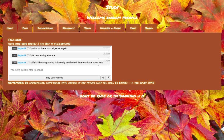 Study ― Perchance Generator