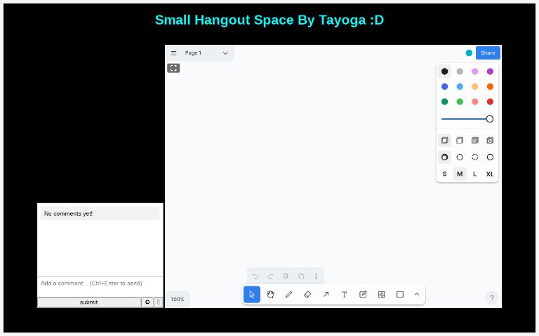 Small Hangout Space By Tayoga :D ― Perchance Generator