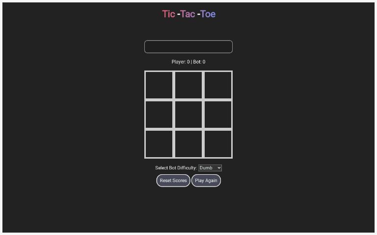Tic -Tac -Toe ― Perchance Generator