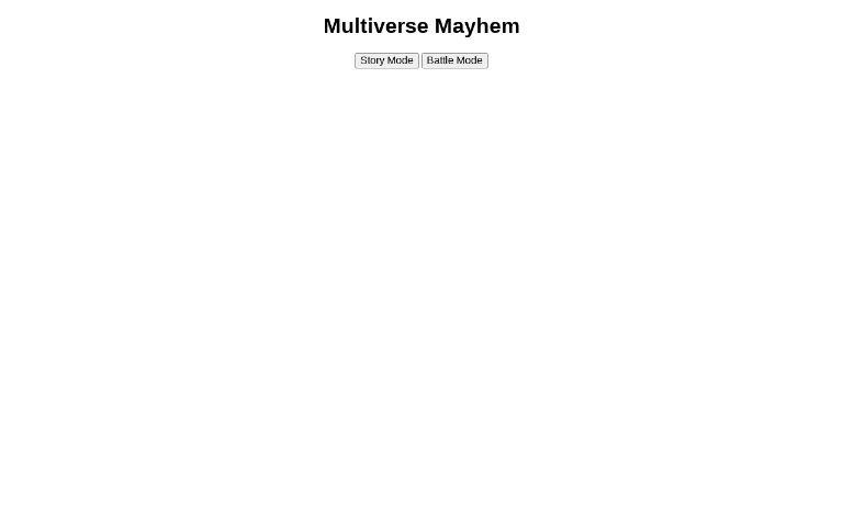 Multiverse Mayhem ― Perchance Generator