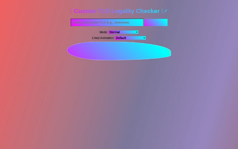 🌐 Custom TLD Legality Checker 🕵️‍♂️ ― Perchance Generator