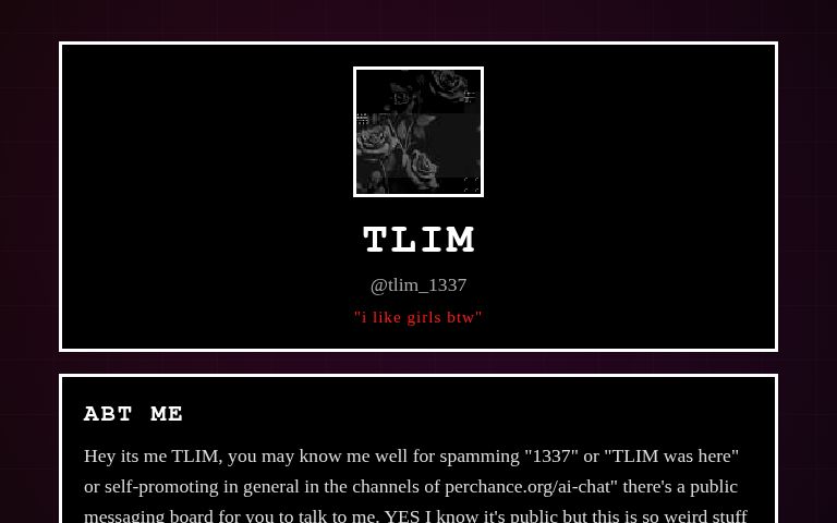 TLIM ― Perchance Generator