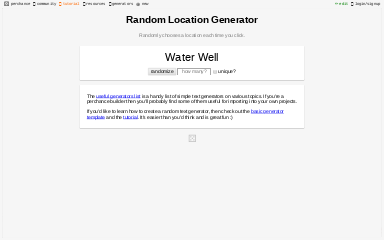 Random Location Generator