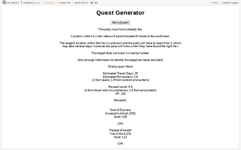 Quest Generator