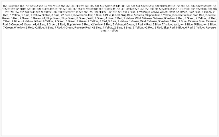 Uno Slash ― Perchance Generator