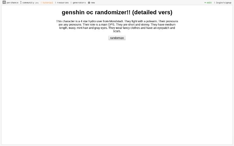 Expanded Generator Filter ― Perchance