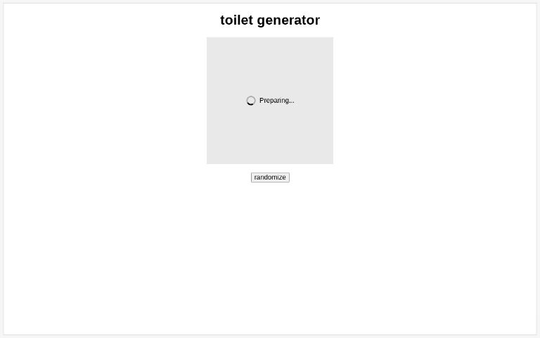 toilet generator