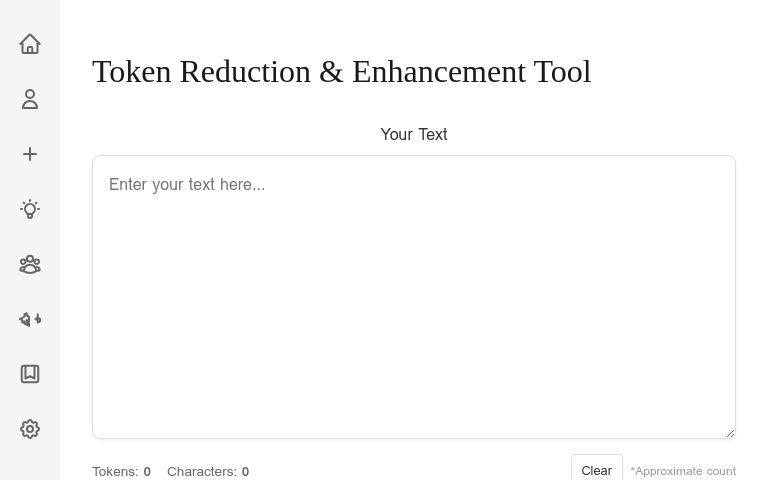 Token Reduction & Enhancement Tool ― Perchance Generator