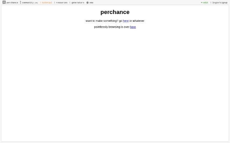 perchance ― Perchance Generator