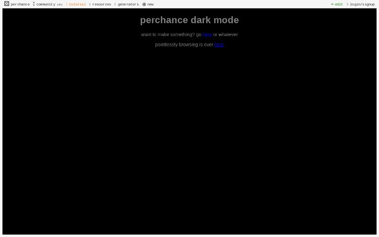 perchance dark mode ― Perchance Generator