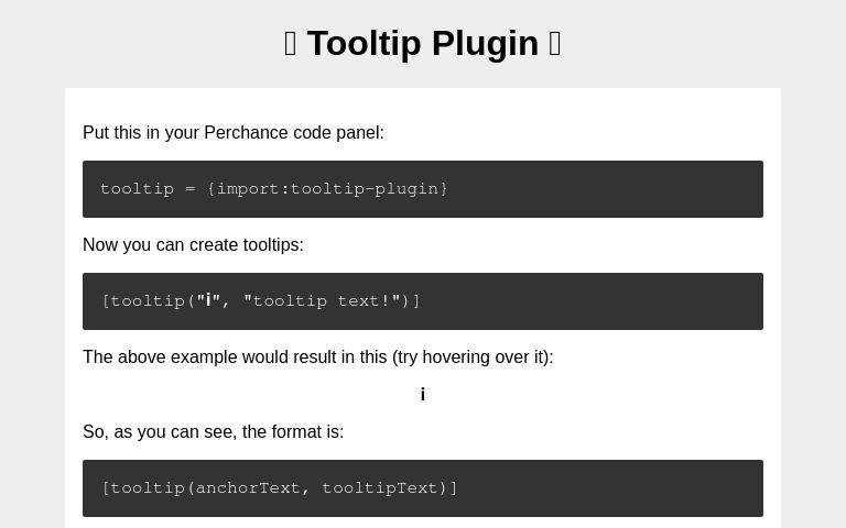 tooltips-guide ― Perchance Generator