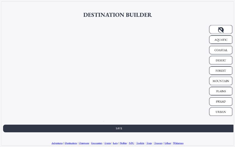 Destination builder ― Perchance Generator