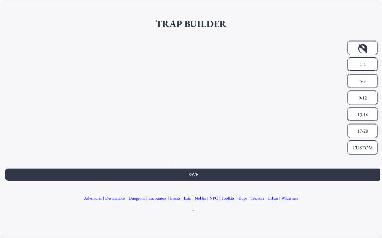 Trap builder ― Perchance Generator