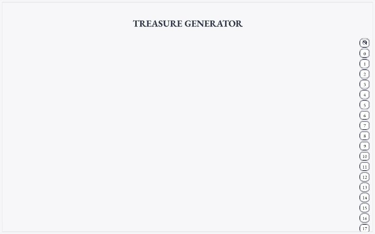 Treasure Generator
