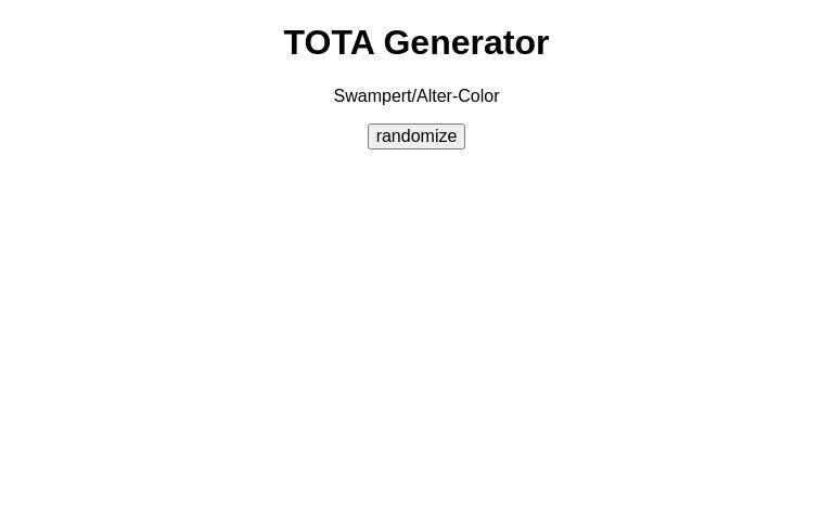 TOTA Generator
