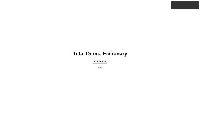 Total Drama Fictionary ― Perchance Generator
