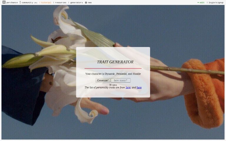 Trait Generator